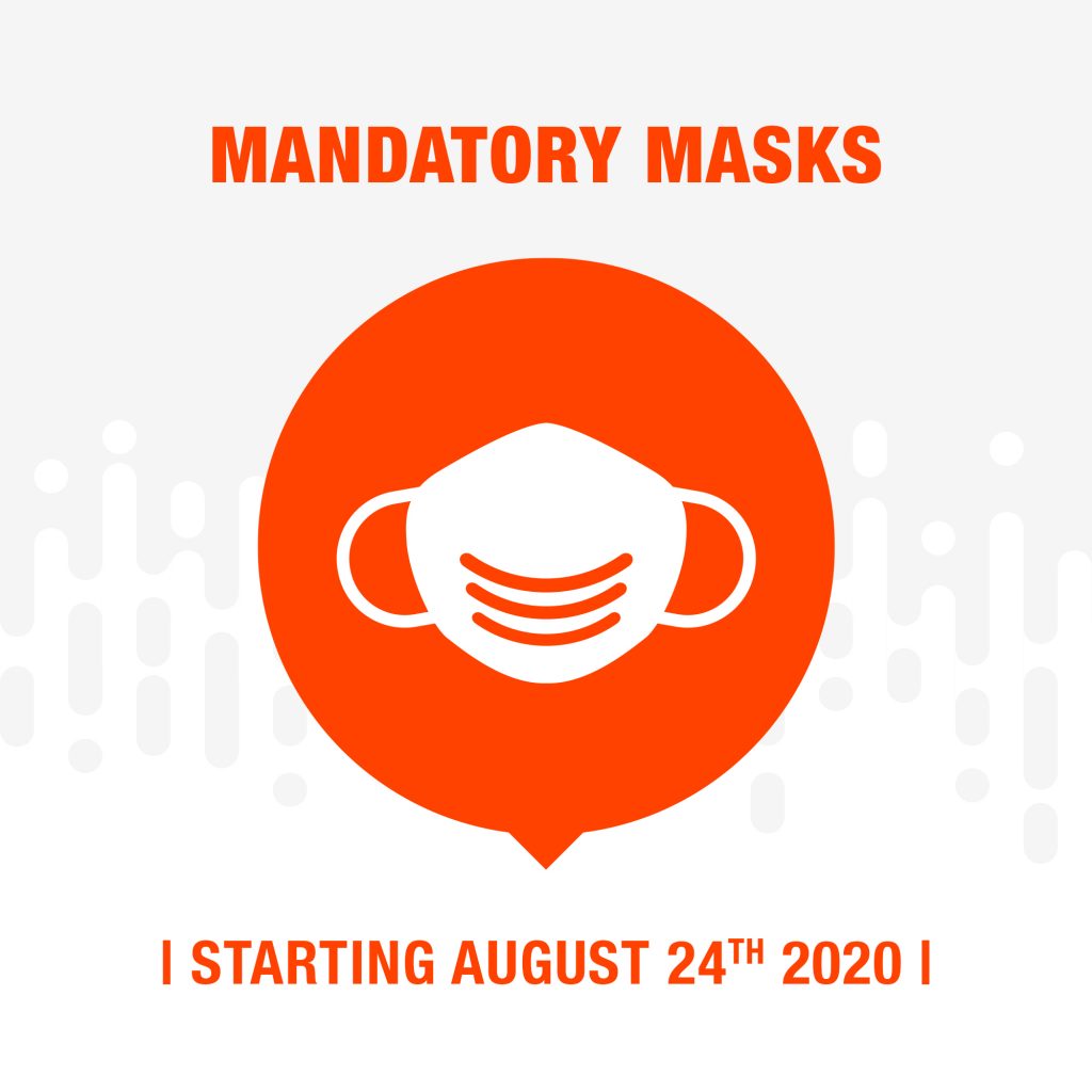 Mandatory Masks - August 24, 2020 | JAC | John Atkins & Co | Digital ...